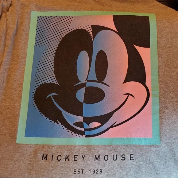 Disney | Shirts | Disney Collection By Neff Mickey Mouse Gray T Shirt ...
